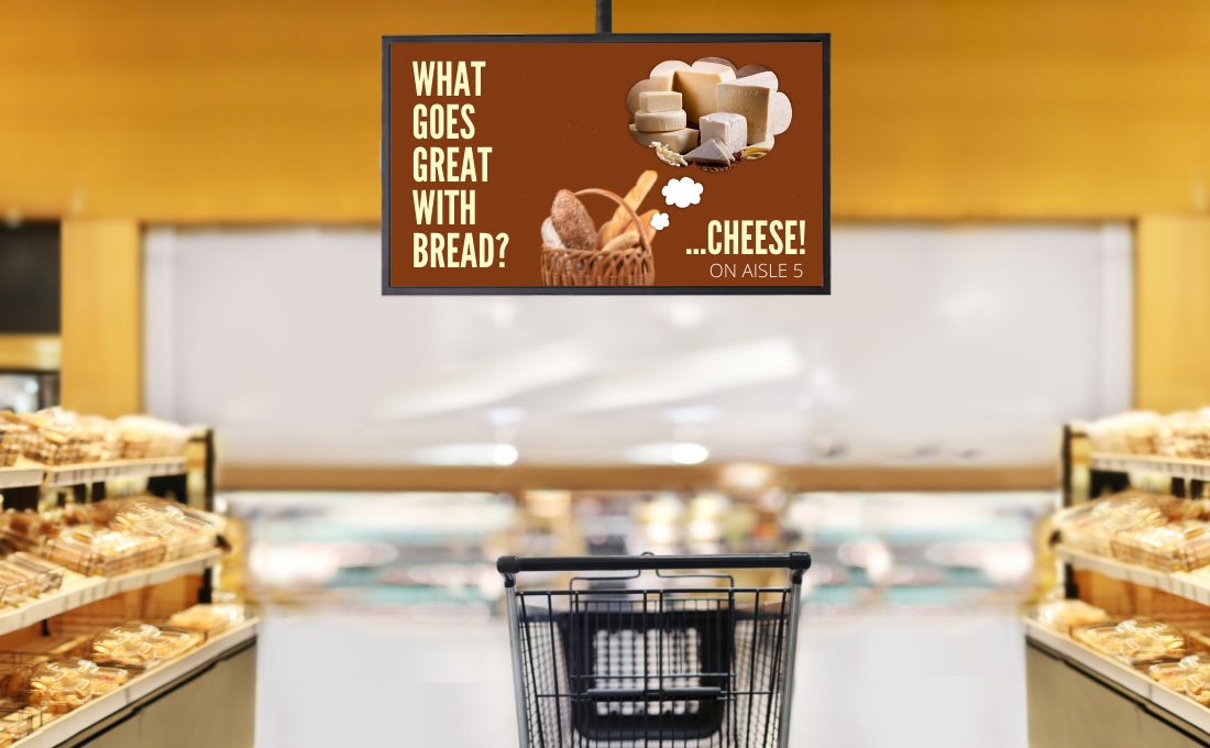 Digital Signage For Grocery Stores: 4 Tips For More Sales
